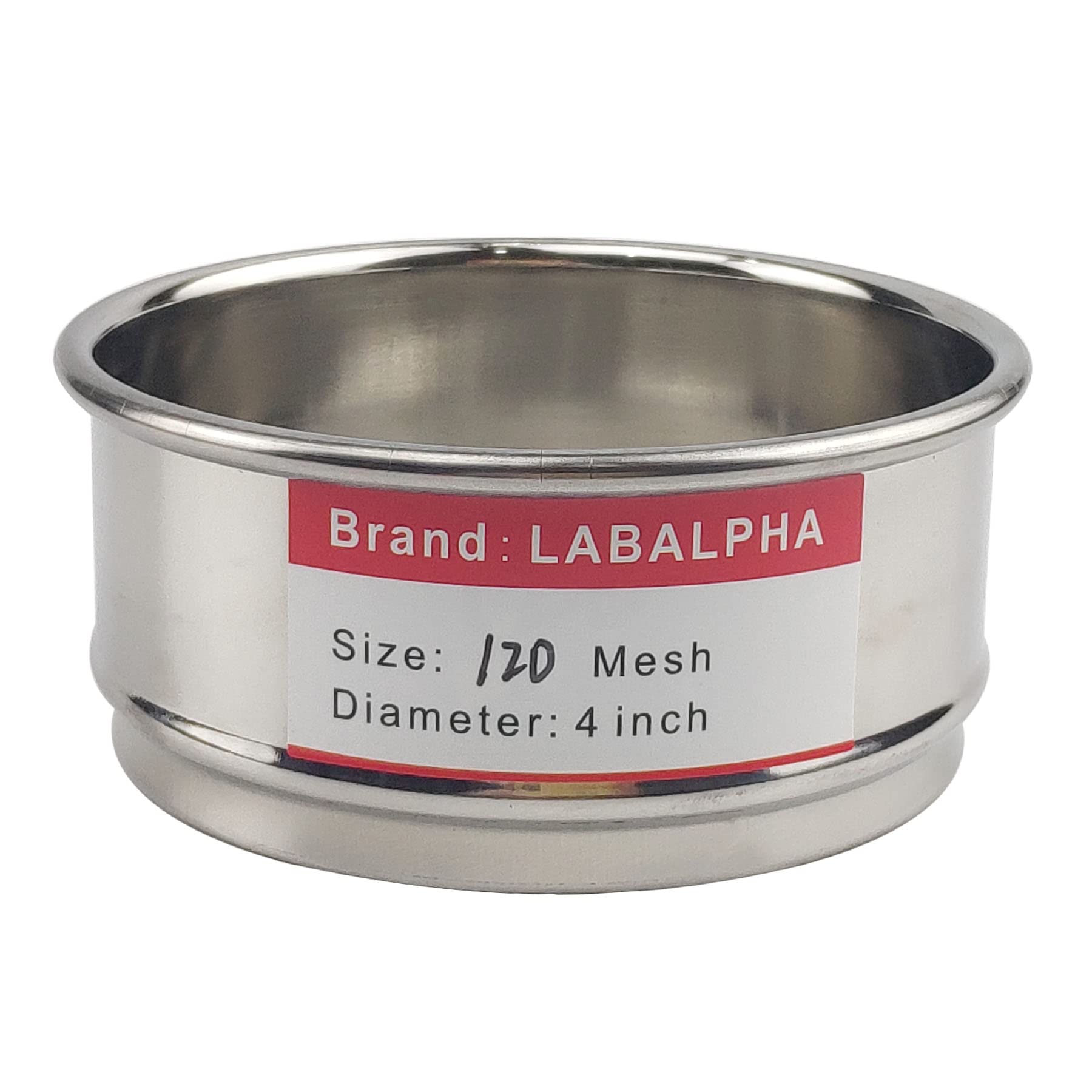 Snapklik.com : LABALPHA 120 Mesh Lab Sieves, Test Sieve #120 Mesh, 4 ...
