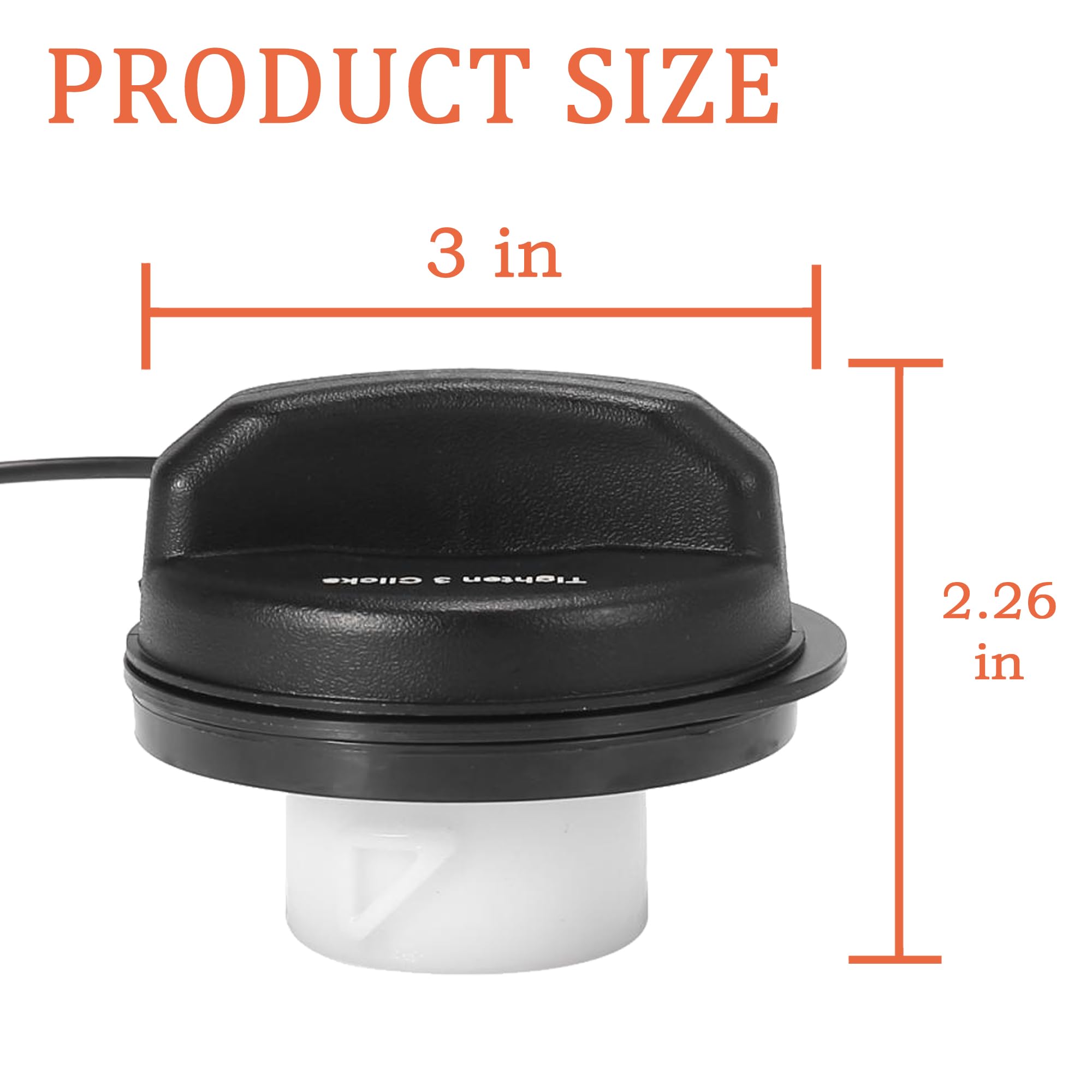 GT335 Gas Cap, Fuel Cap Fit For 2004-2008 GMC Savana Sierra Chevy ...