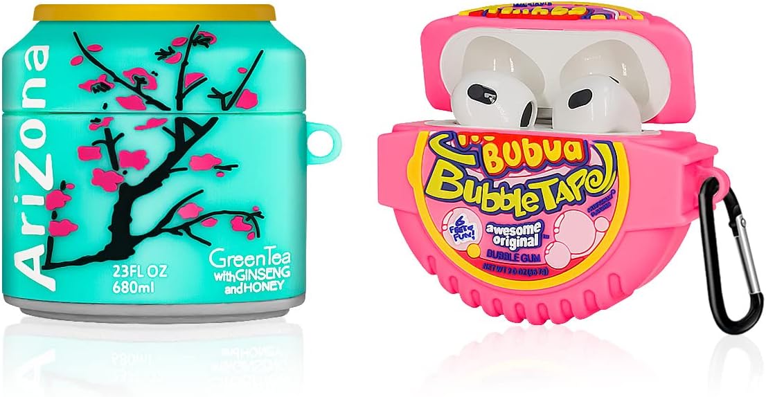 [2Pack] Cute Airpod 3 Case for Airpods 3rd Generation, 3D Cartoon Food ...