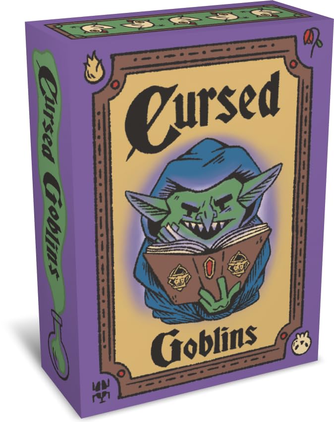 Goblin Box Games Cursed Goblins: Tabletop Card Game, 2-5 Players, 8 ...