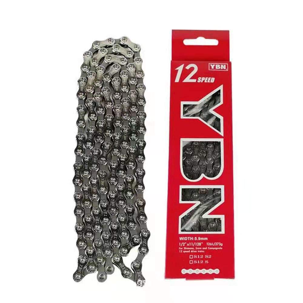 Amazon.com : YBN S12 12 Speed Chain MTB Road Bike Chain for Shimano ...