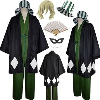 Amazon.com: Vasfarok Urahara Kisuke - Disfraz de Kisuke Urahara Kisuke ...