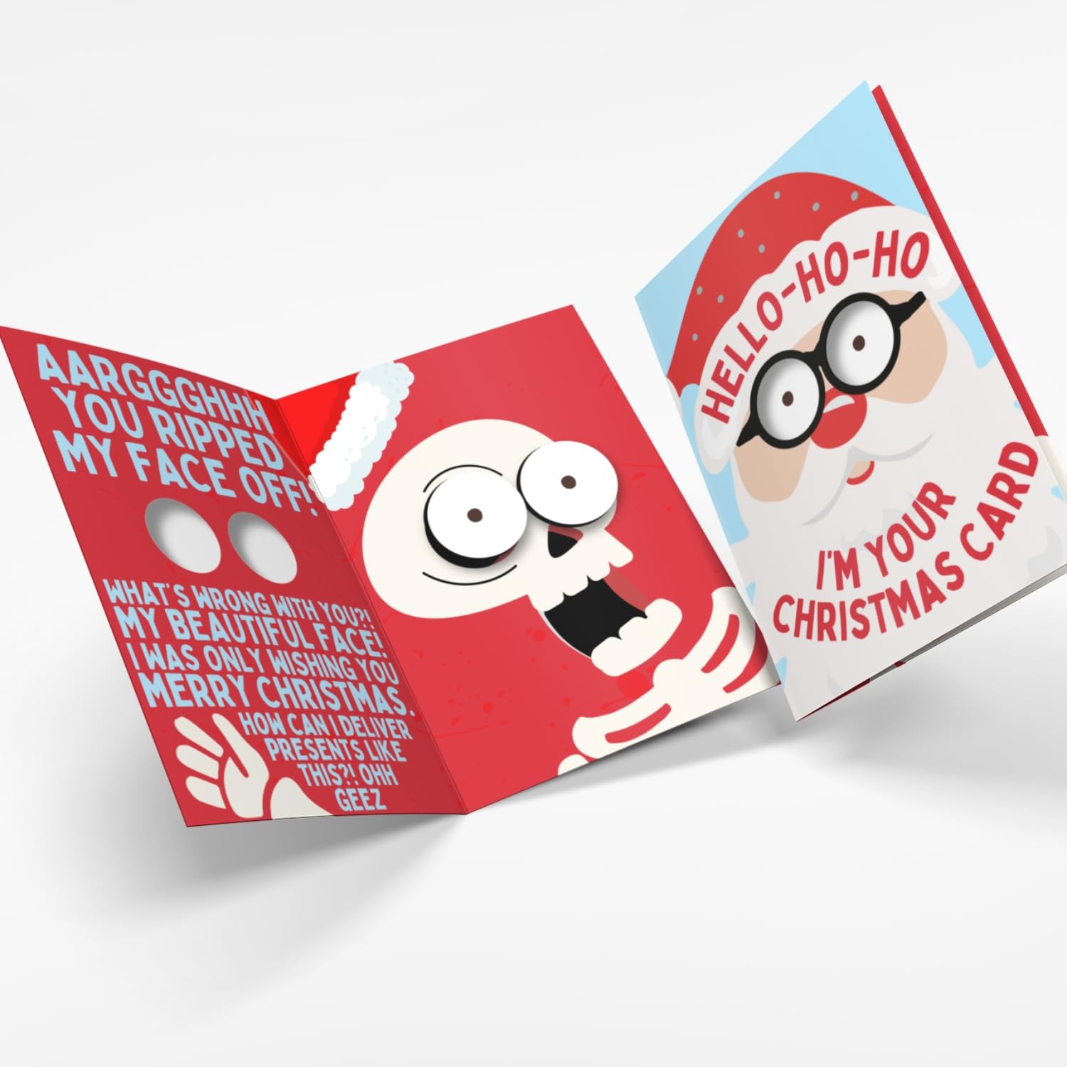 Unhinged Musical Shaking Santa Funny Pop Up 3D Christmas Card for Him ...