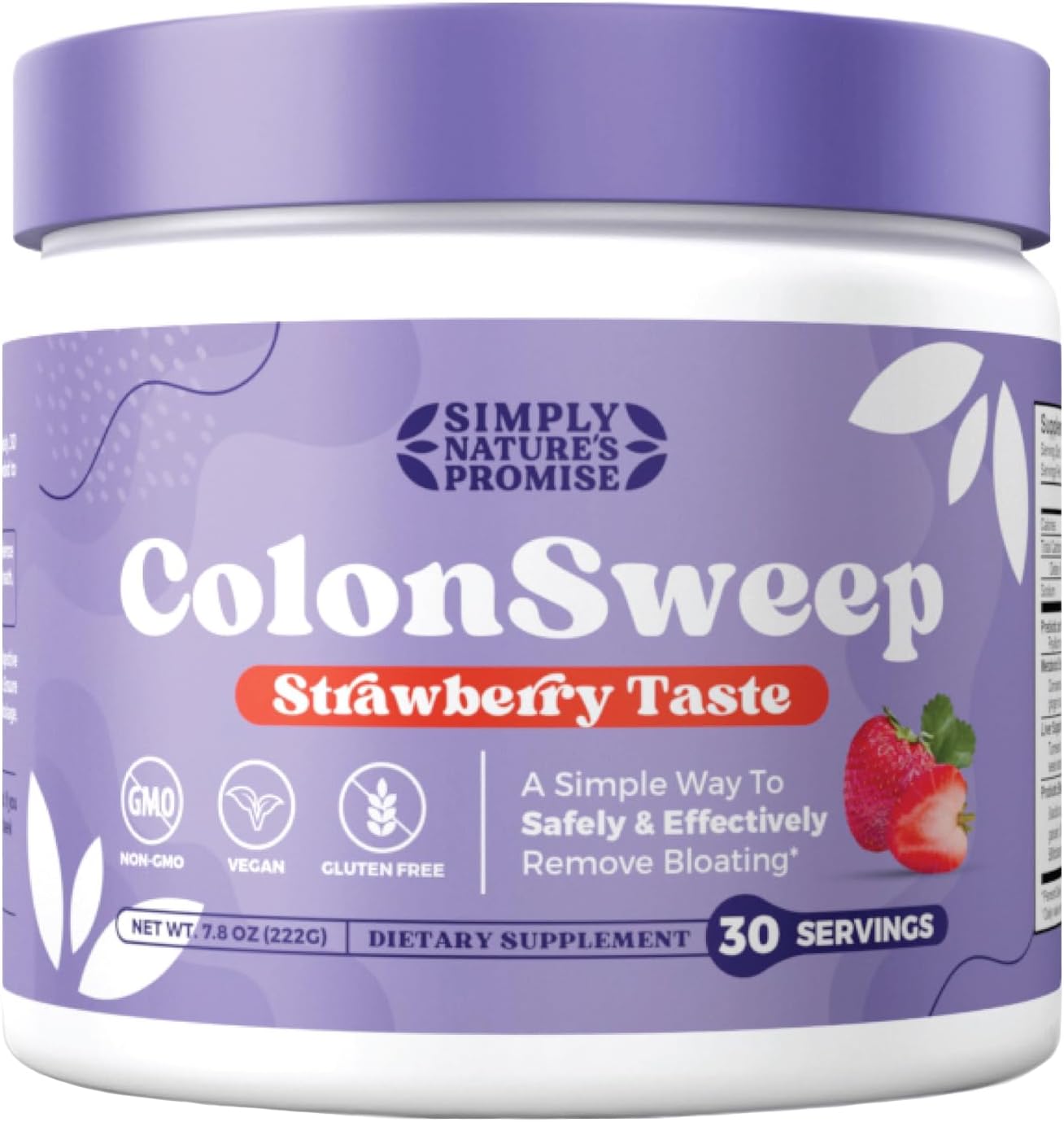 Amazon.com: ColonSweep - Strawberry Flavored Probiotic Psyllium Husk ...