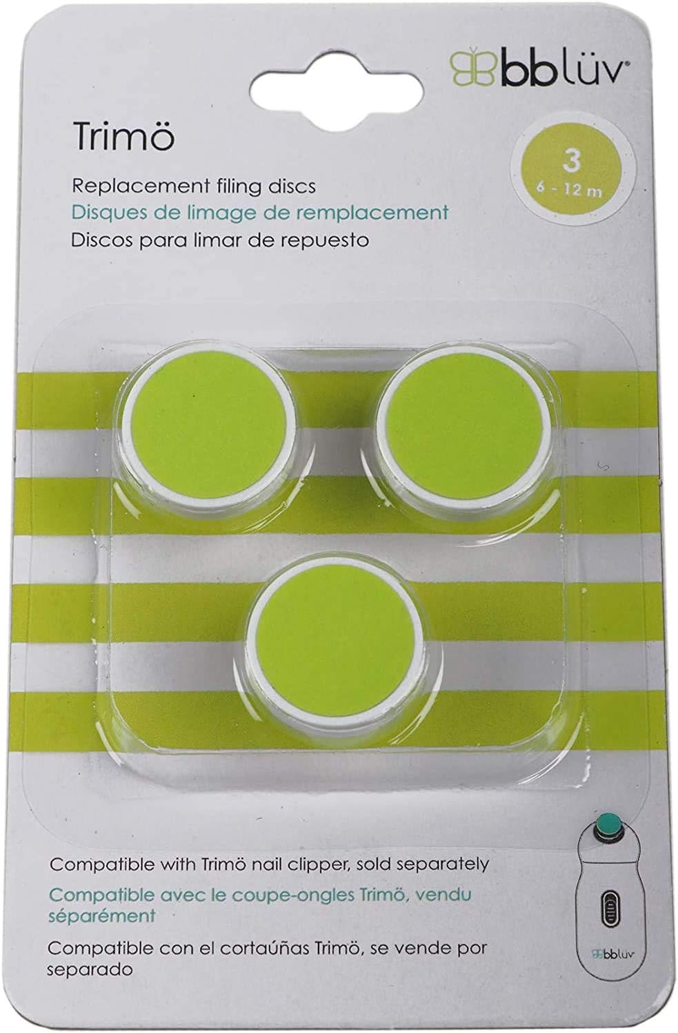 Amazon.com: bblüv - Trimö Replacement Filing Discs Stage 3, 6-12 m, 3 Count : Office Products