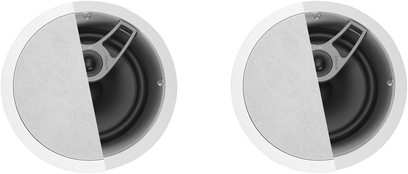 Amazon.com: Polk Audio MC80 2-Way in-Ceiling 8" Speakers, 1 Pair (2 ...