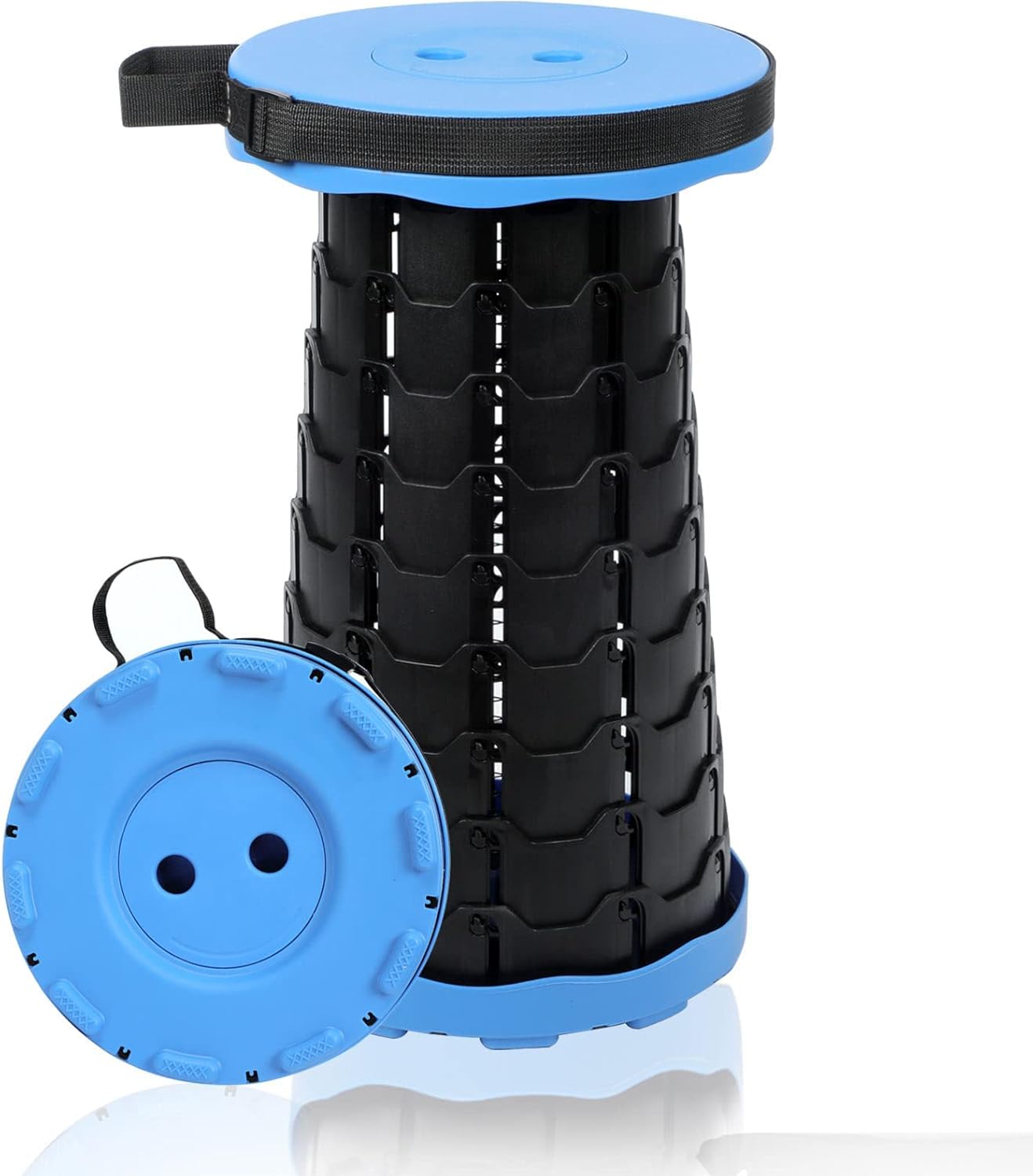 Amazon.com: Upgraded Telescoping Folding Stool,Portable Telescoping ...