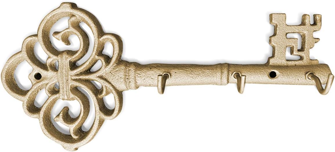 Amazon.com: Wallcharmers Large Skeleton Key Wall Hooks | Rustic Vintage ...