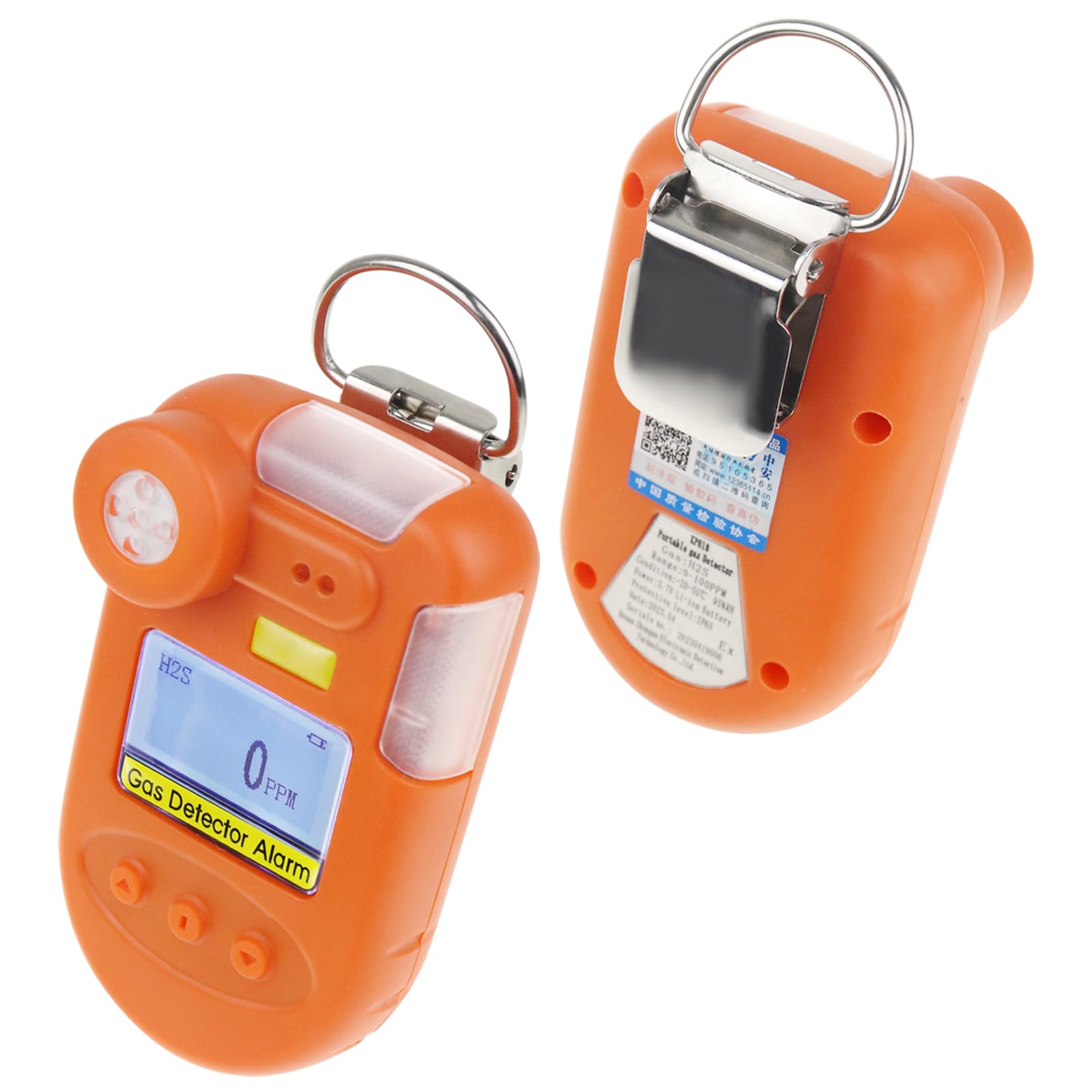 Snapklik.com : H2S Monitor, High Precision MCU Control H2S Gas Detector ...