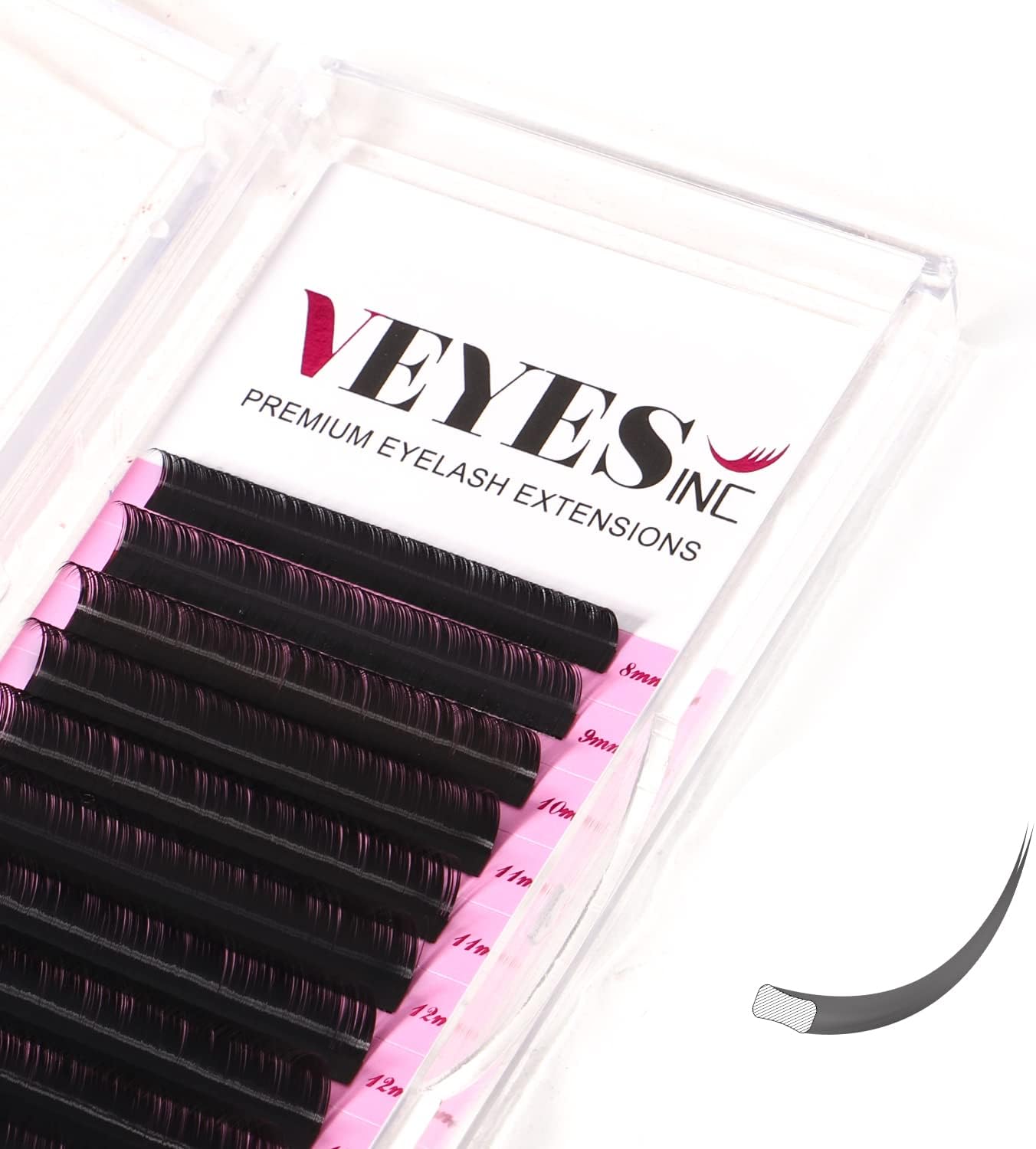 Amazon.com: VEYES INC Cashmere Volume Lash Extensions C CC D DD LD L B ...