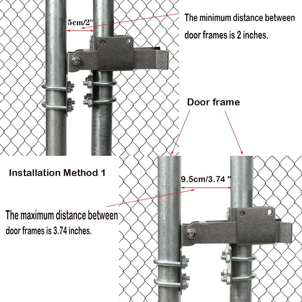 Snapklik.com : Chain Link Residential Strong Arm Double Gate Latch,Use ...