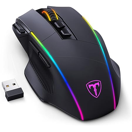 Amazon.com: RisoPhy Wireless Gaming Mouse,Tri-Mode 2.4G/USB-C/Bluetooth Mouse Up to 10000DPI ...