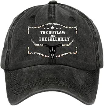 Amazon.com: Lienzo The Outlaw and The Hillbilly Hat Vote Baseball Cap ...