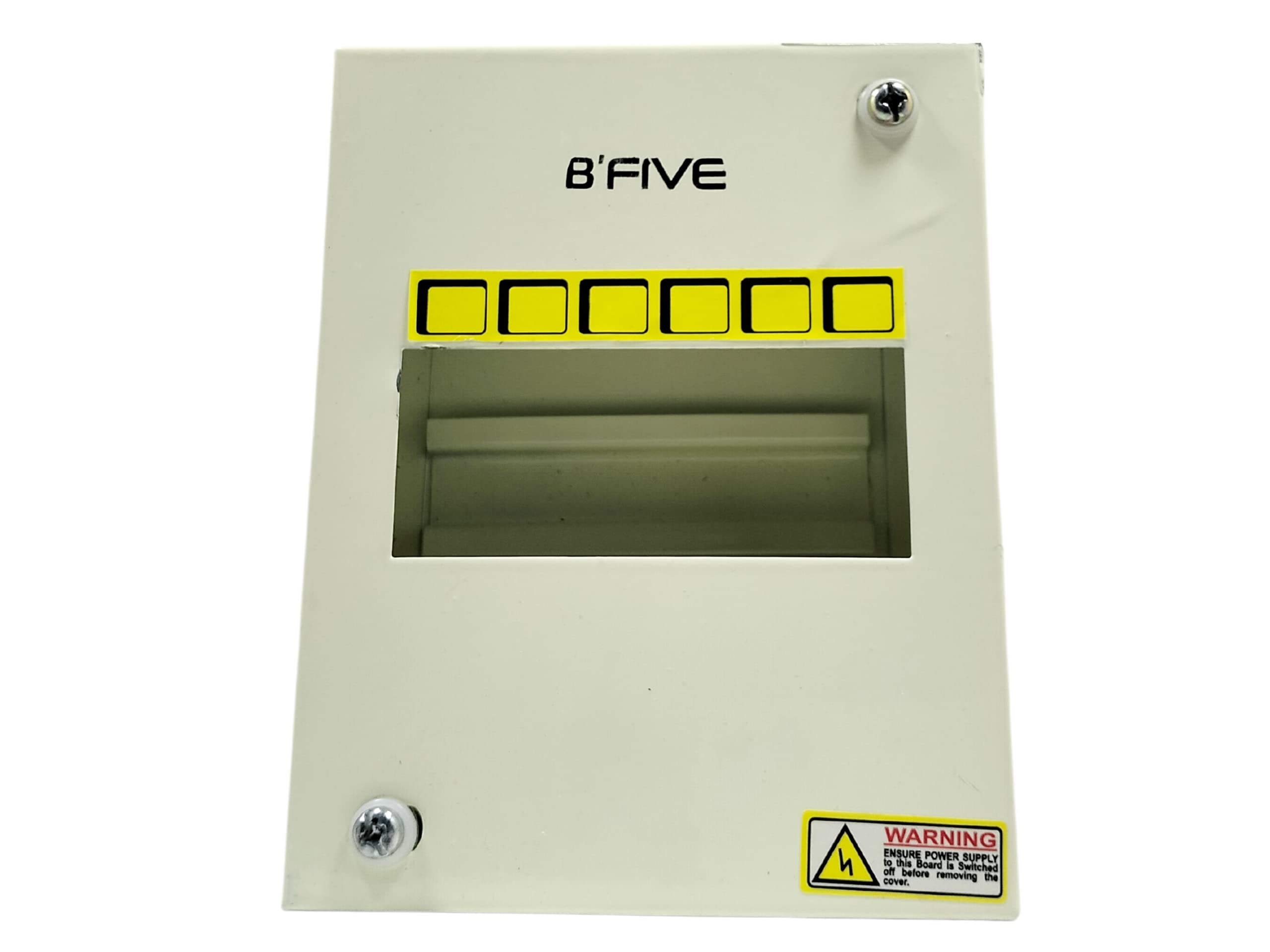 Buy B'FIVE Mcb Protection Spn Metal base 6 Way Double Door Single Phase ...