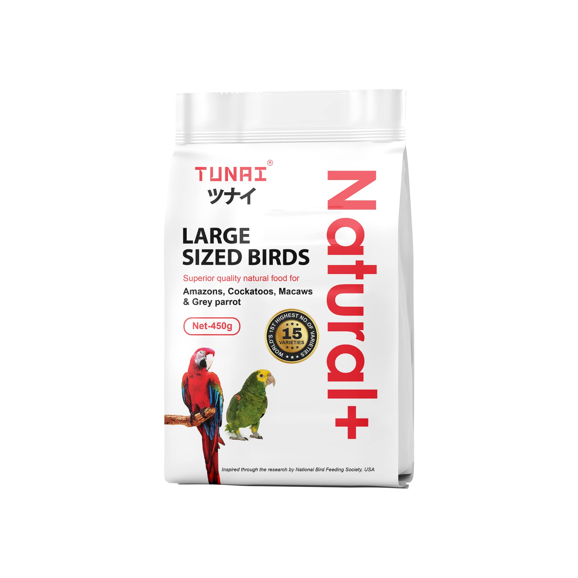 Buy Tunai Bird food | Premium Bird Feed 450g with 15 varieties ...