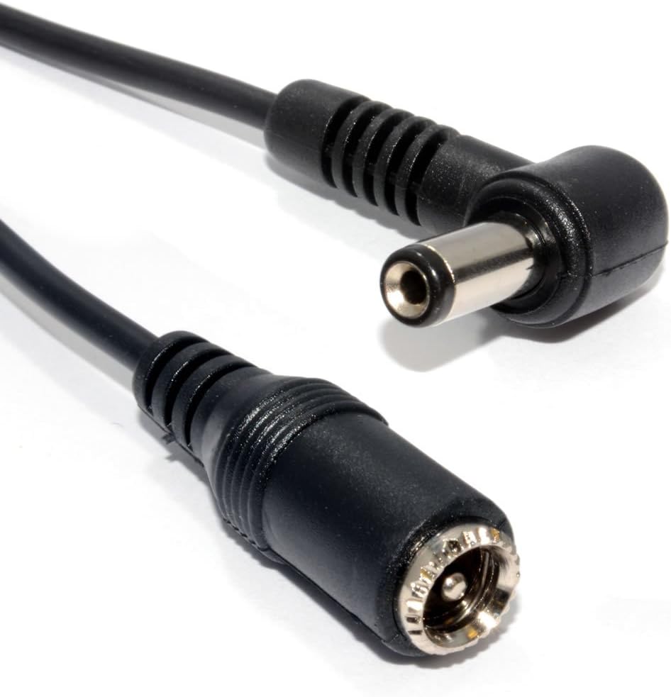 GINTOOYUN Rechtwinkliges DC-auf-DC-Stecker-Stromkabel, 24AWG DC 5,5 mm ...