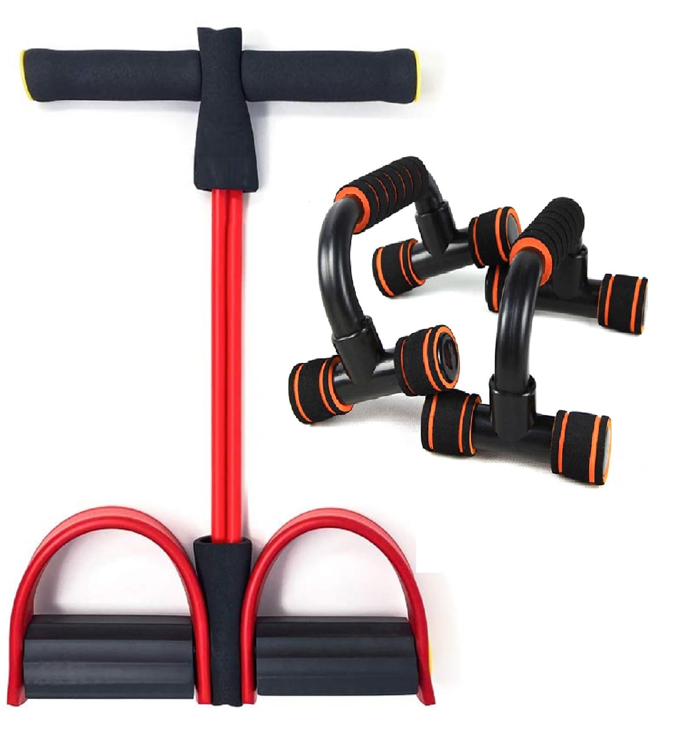 Tummy Trimmer Pull Reducer & Push Up Stand Exercise Gym Equipment Belly ...