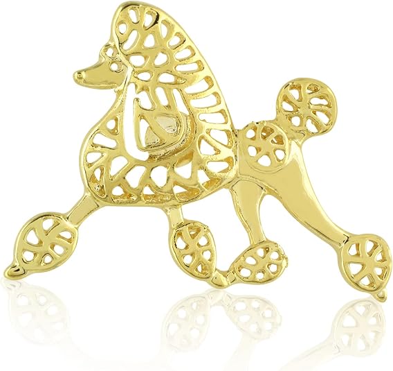 Amazon.com: Divine Nine Depot Pretty Poodle Lapel Pin (Gold Tone ...