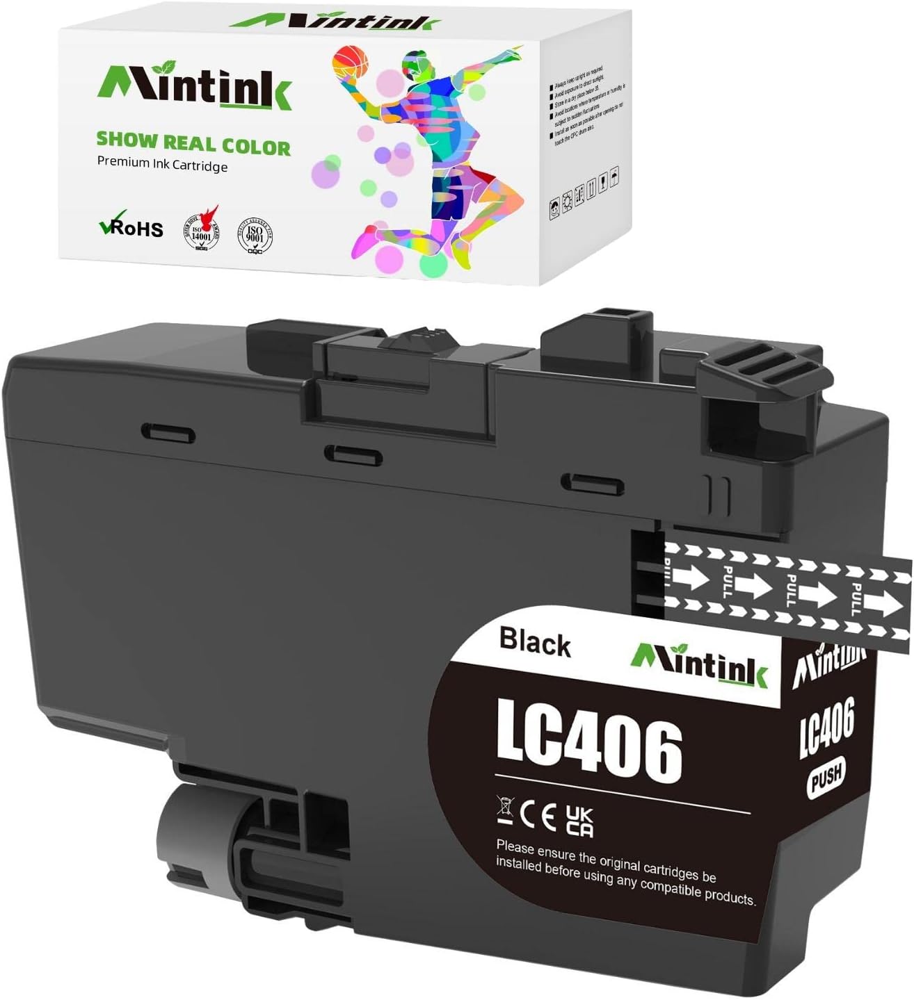 LC406 Black Ink Cartridges Replacement for Brother LC406 LC406BK ...
