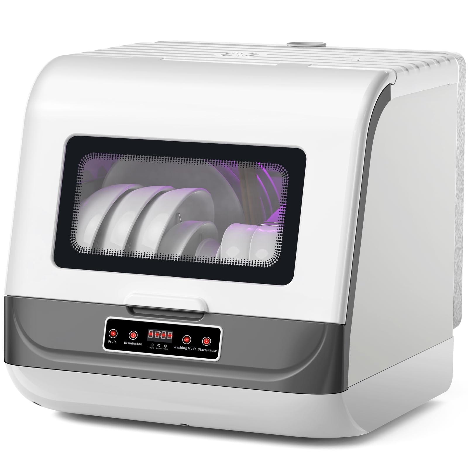 Amazon.com: Wsky Countertop Dishwasher, 4 Washing Programs Portable ...