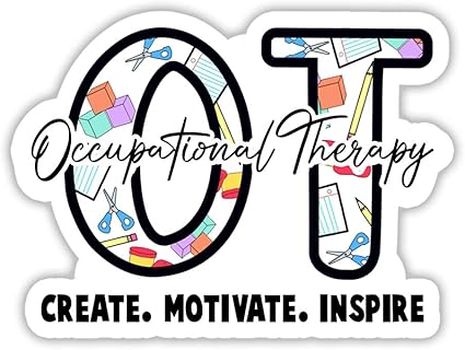 Amazon.com: MAIANEY (3 Pcs) Occupational Therapy Stickers Inspirational ...