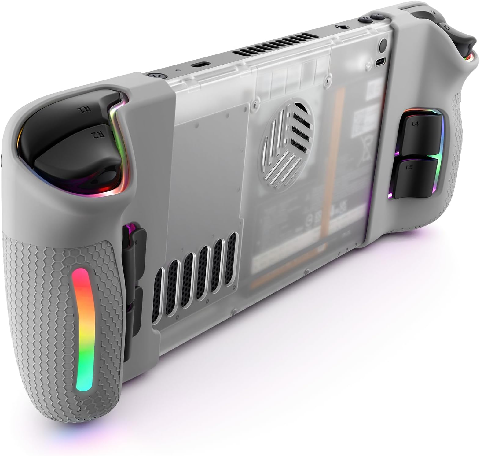 Amazon.com: JSAUX Transparent Back Plate Compatible for Steam Deck, DIY ...