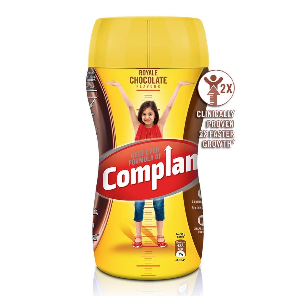 Buy Complan Health Drink - Classic Chocolate Flavour, 200g Jar Online ...