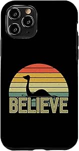 Amazon.com: iPhone 11 Pro Believe Loch Ness Monster Nessie Retro Vintage Cryptid Case : Cell ...