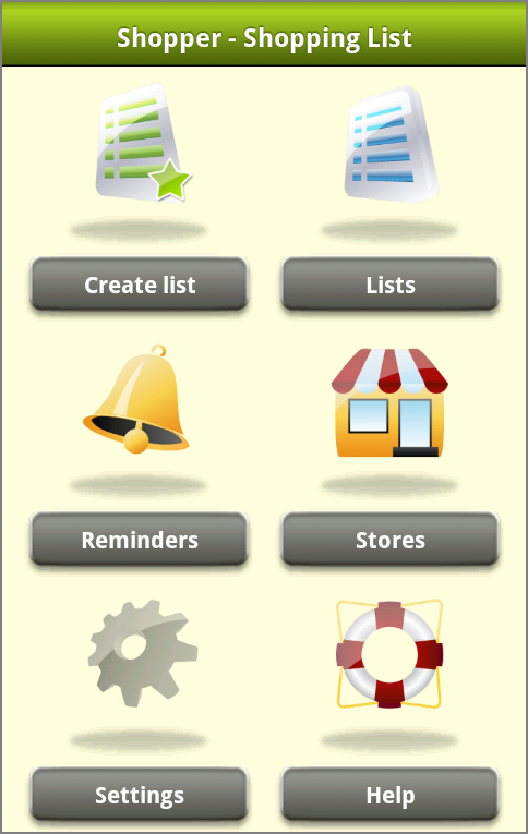 Shopper Grocery Shopping List - App on Amazon Appstore