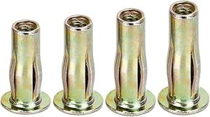 Amazon.com: LJFMDLN 80pcs M4 M5 M6 M7 Flat Head Pre Bulbed Shank ...