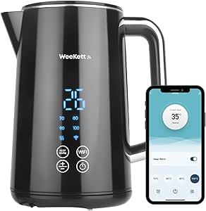 Alexa Smart Kettle, 1.7L - Smart Home Voice Control Kettle - Temperature Control Kettle with ...