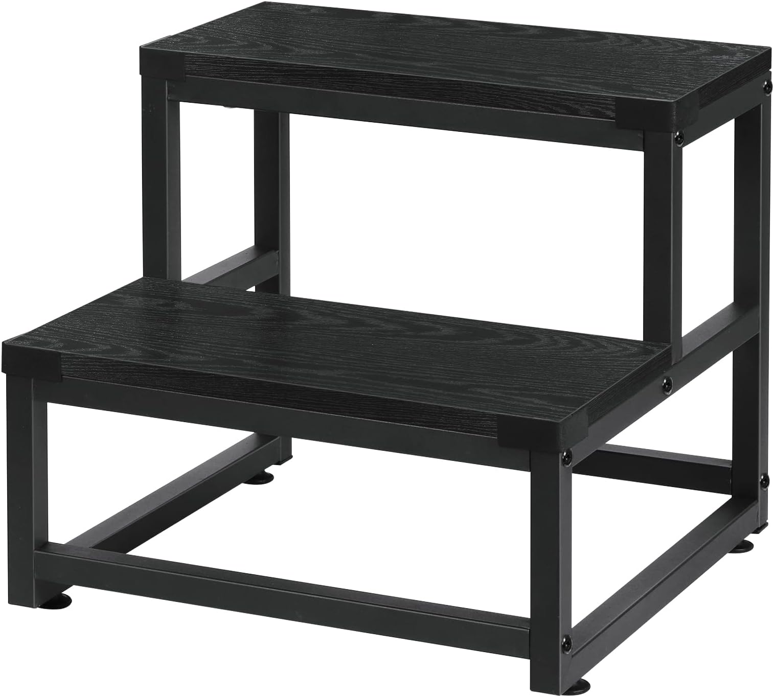 Amazon.com: 2-tier Stackable Wooden Step Stool, Step Up Stool for ...