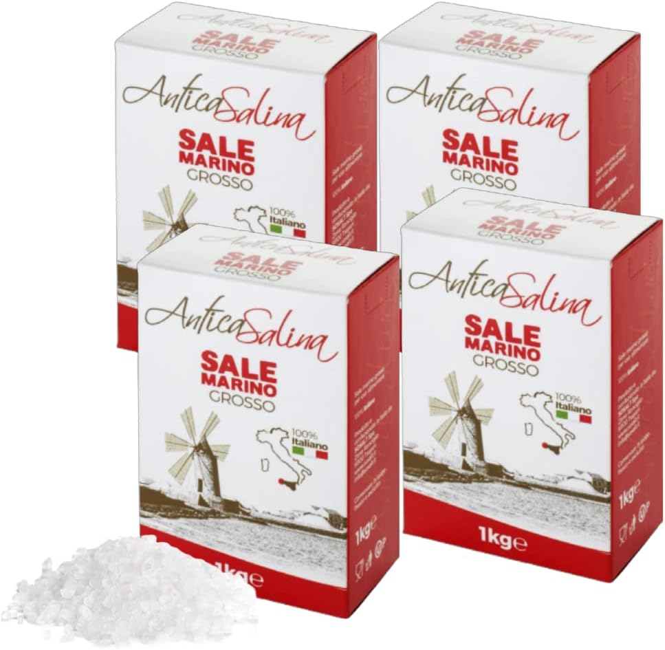 Amazon.com : Tuscanini, Coarse Mediterranean Sea Salt, 16oz Tube, From ...