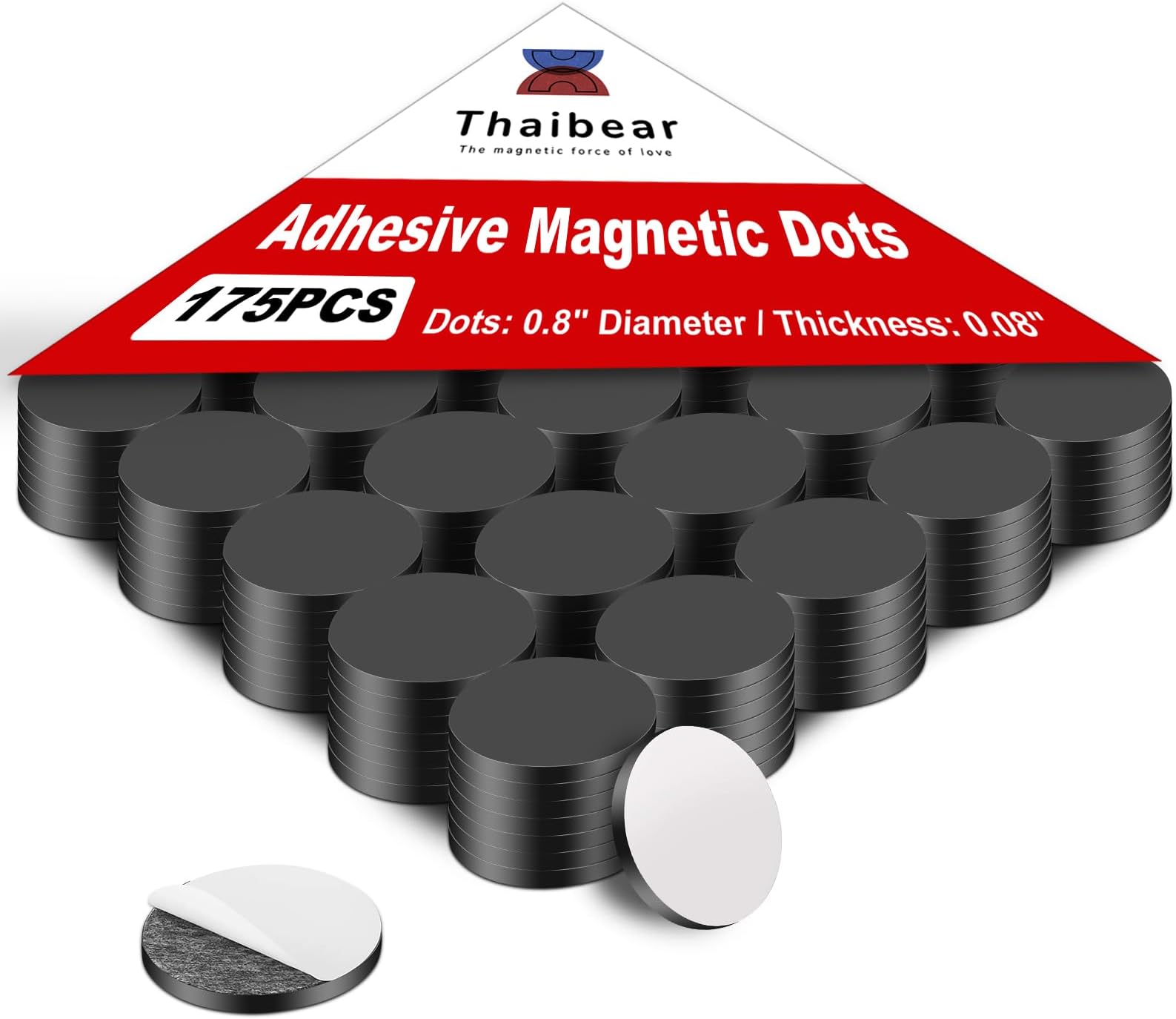 Amazon.com : 100Pcs Self Adhesive Magnets Dots for Crafts Round Peel ...