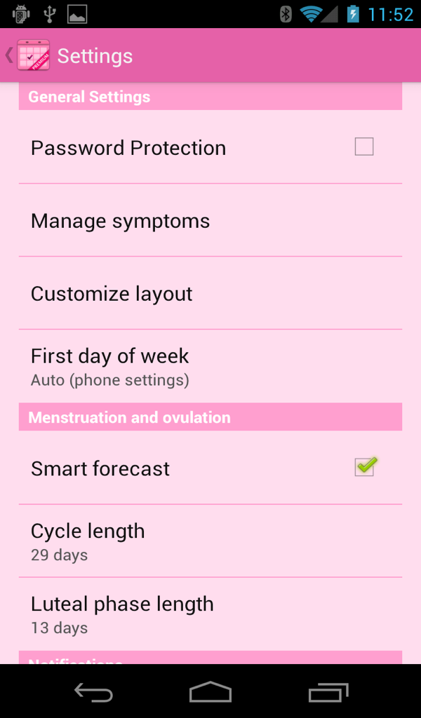 Menstrual Calendar - App on Amazon Appstore