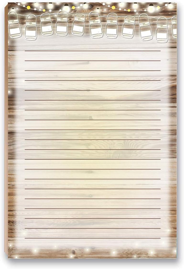 Amazon.com : Rustic To Do List Notepad with Magnet - 8.5" x 5.5 ...