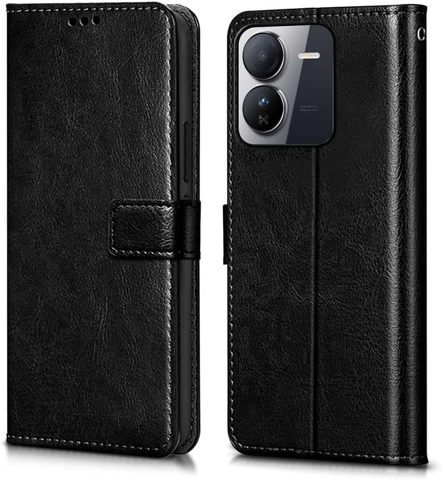 TheGiftKart Flip Back Cover Case for iQOO Z9 5G | Dual-Color Leather ...