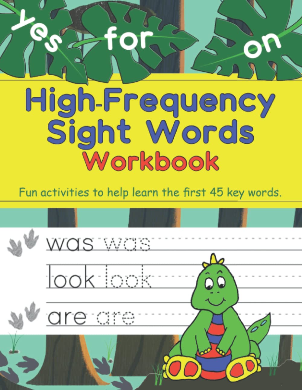 Buy High-Frequency Words Workbook: Fun Dinosaur-themed Activities using ...
