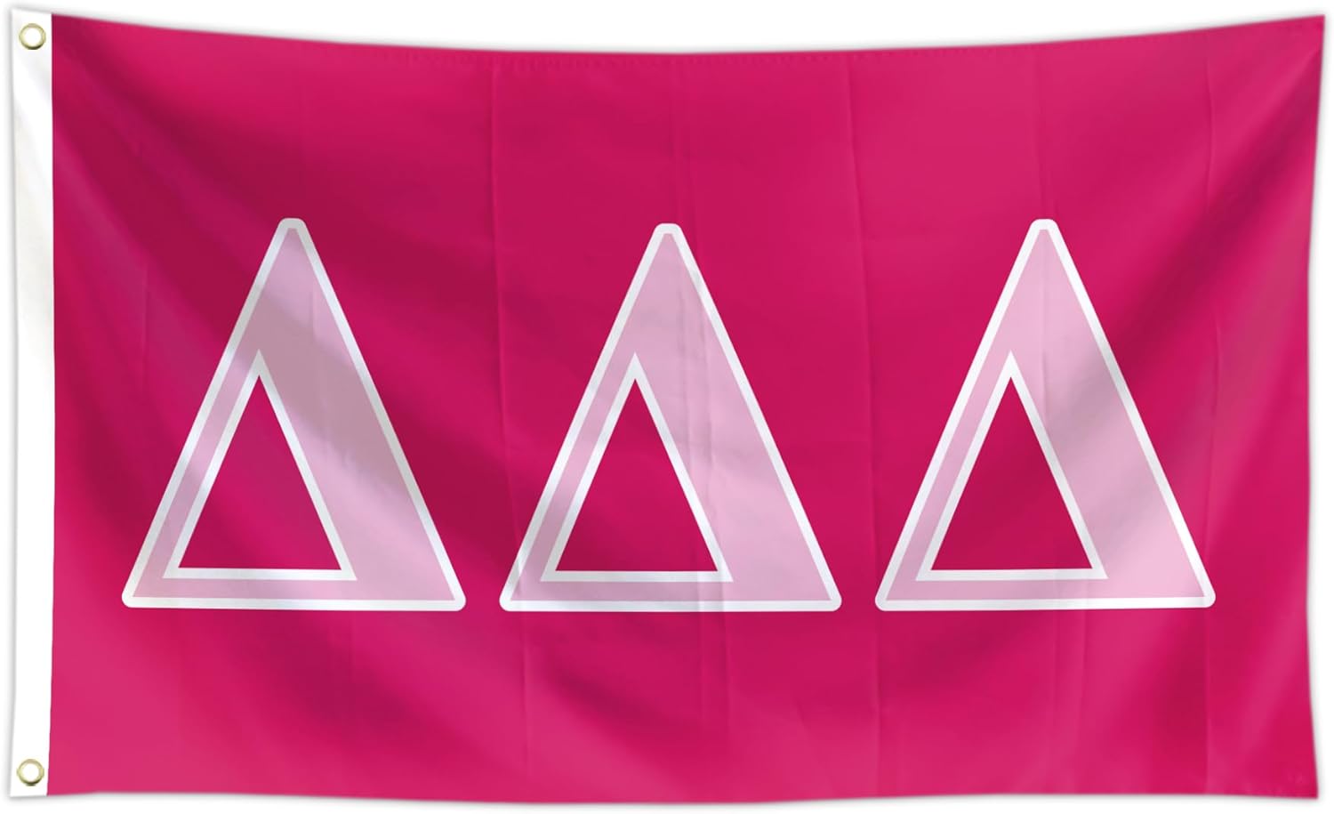 Amazon.com : Delta Delta Delta Flag Sorority Flag 3x5FT Pink Flag Greek ...