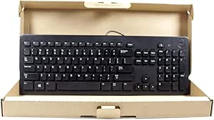 Amazon.com: Dell KB113 104 Keys Black USB Wired QWERTY Keyboard GVWNX 0GVWNX CN-0GVWNX 53RMH ...