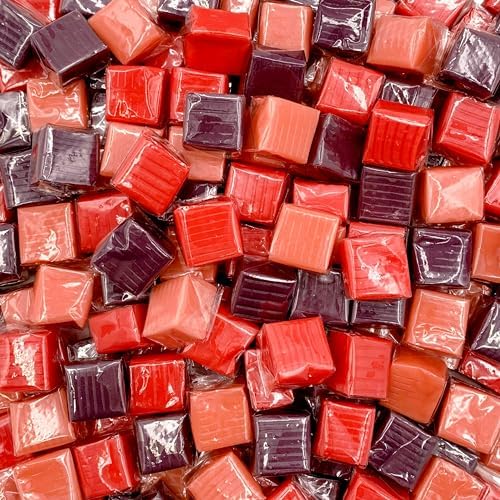 Amazon.com : Fruit Caramel Squares Candy- Strawberry, Raspberry, Grape ...