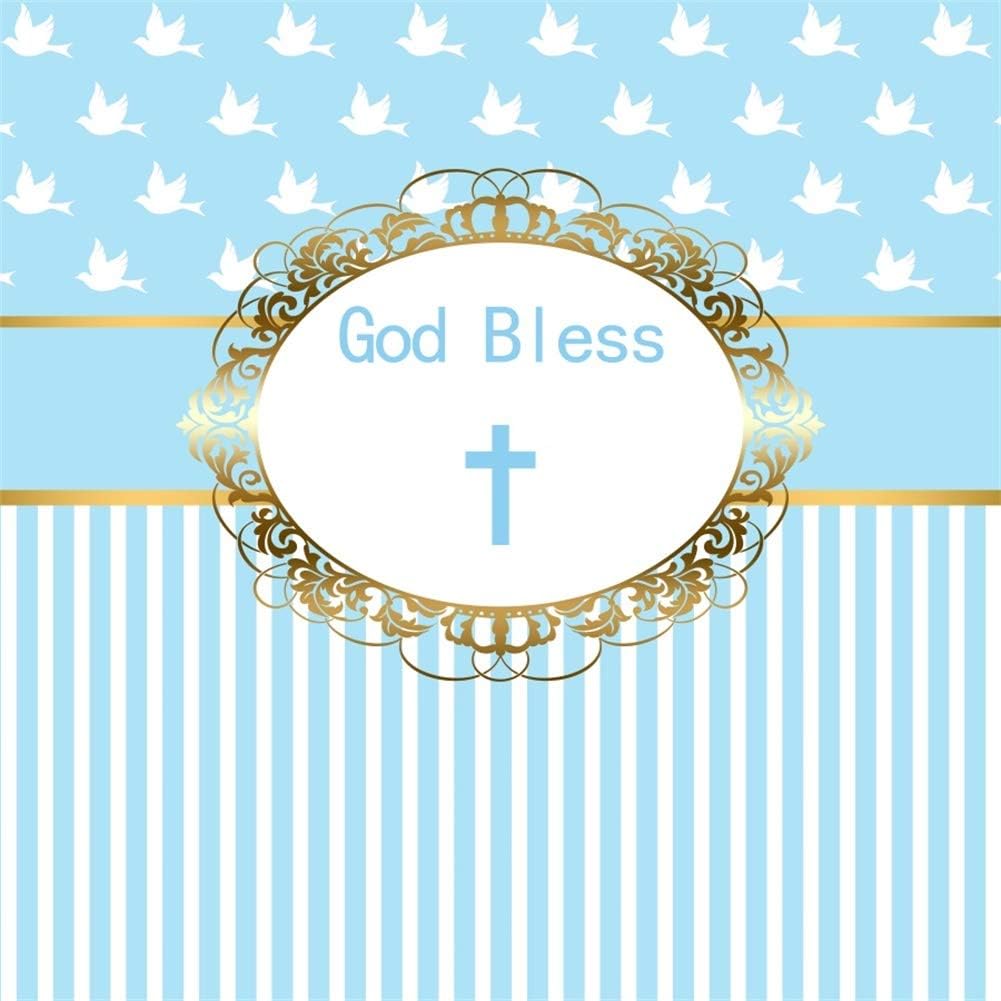 Yeele - Fondo de Vinilo para fotografía de Bautismo Infantil (2,13 x 2 ...
