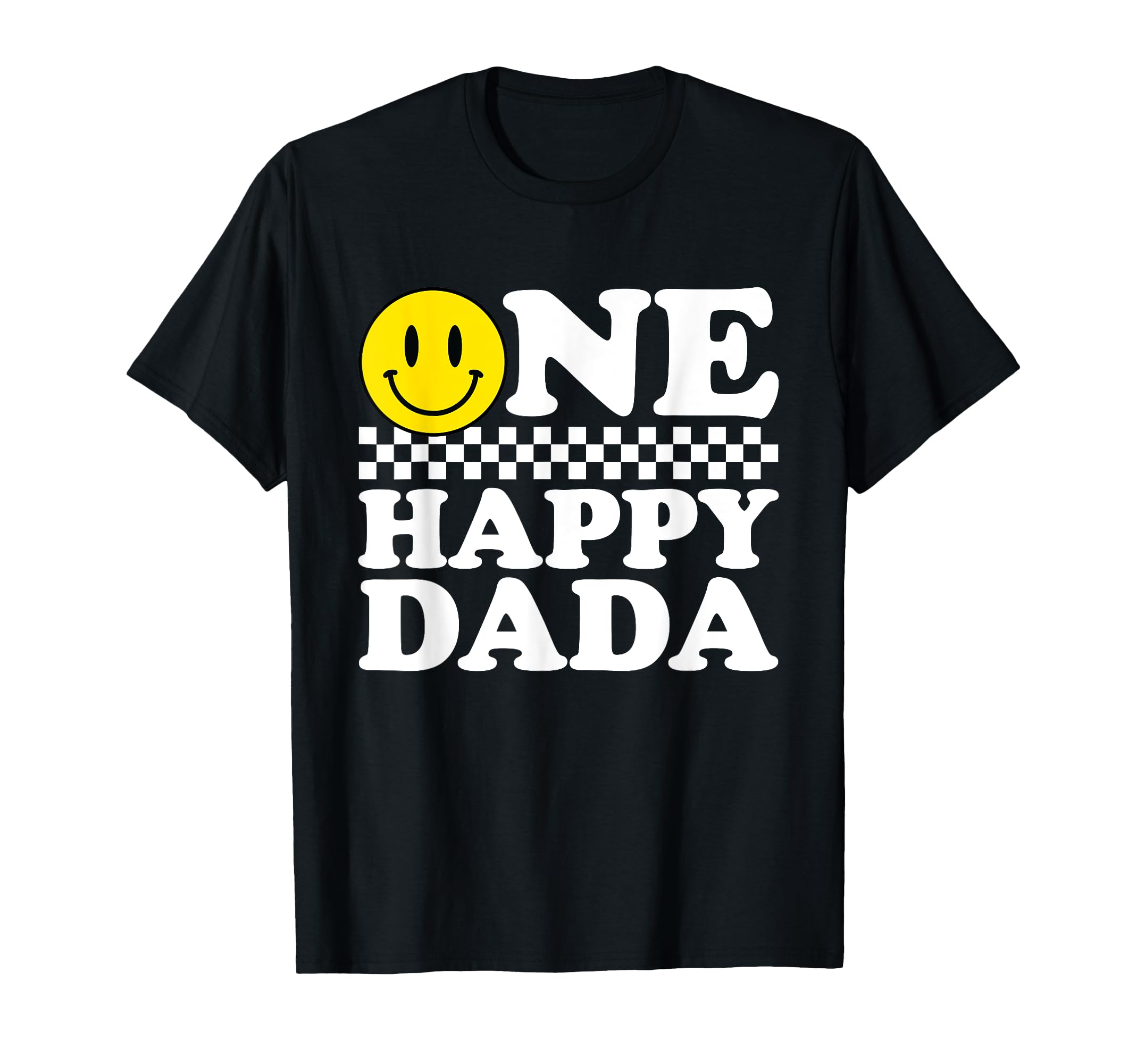 Amazon.com: One Happy Dude Dada 1st Birthday Family Matching T-Shirt ...