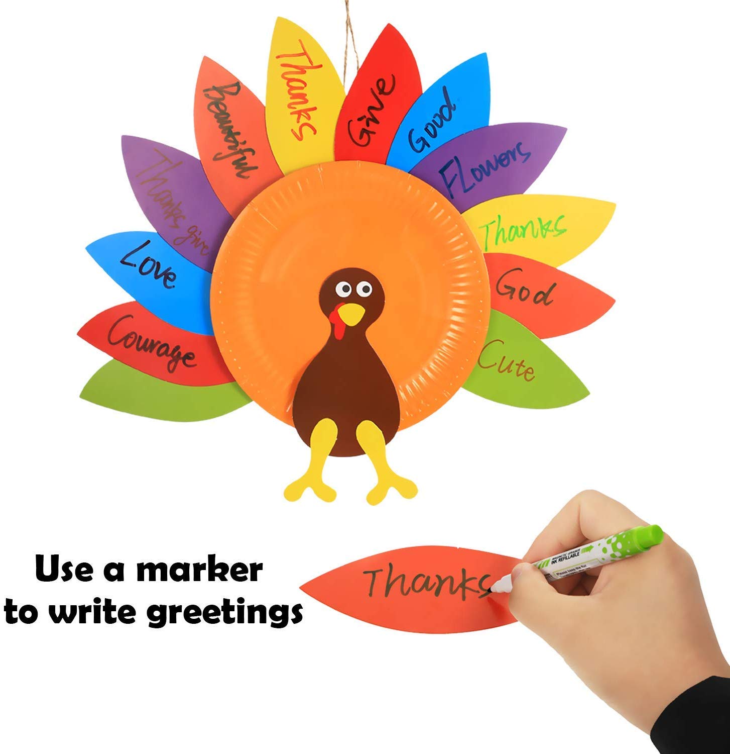 Proyectos De Pavo De Acción De Gracias Con Las Manos Instrucciones,