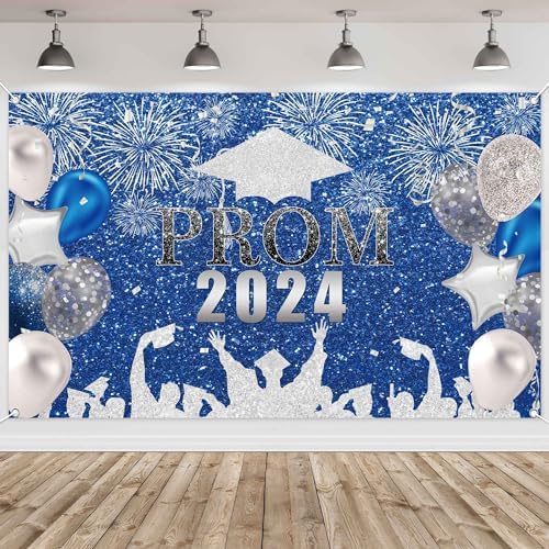 Felortte Prom 2024 Banner Backdrop Graduate Prom Night Party ...