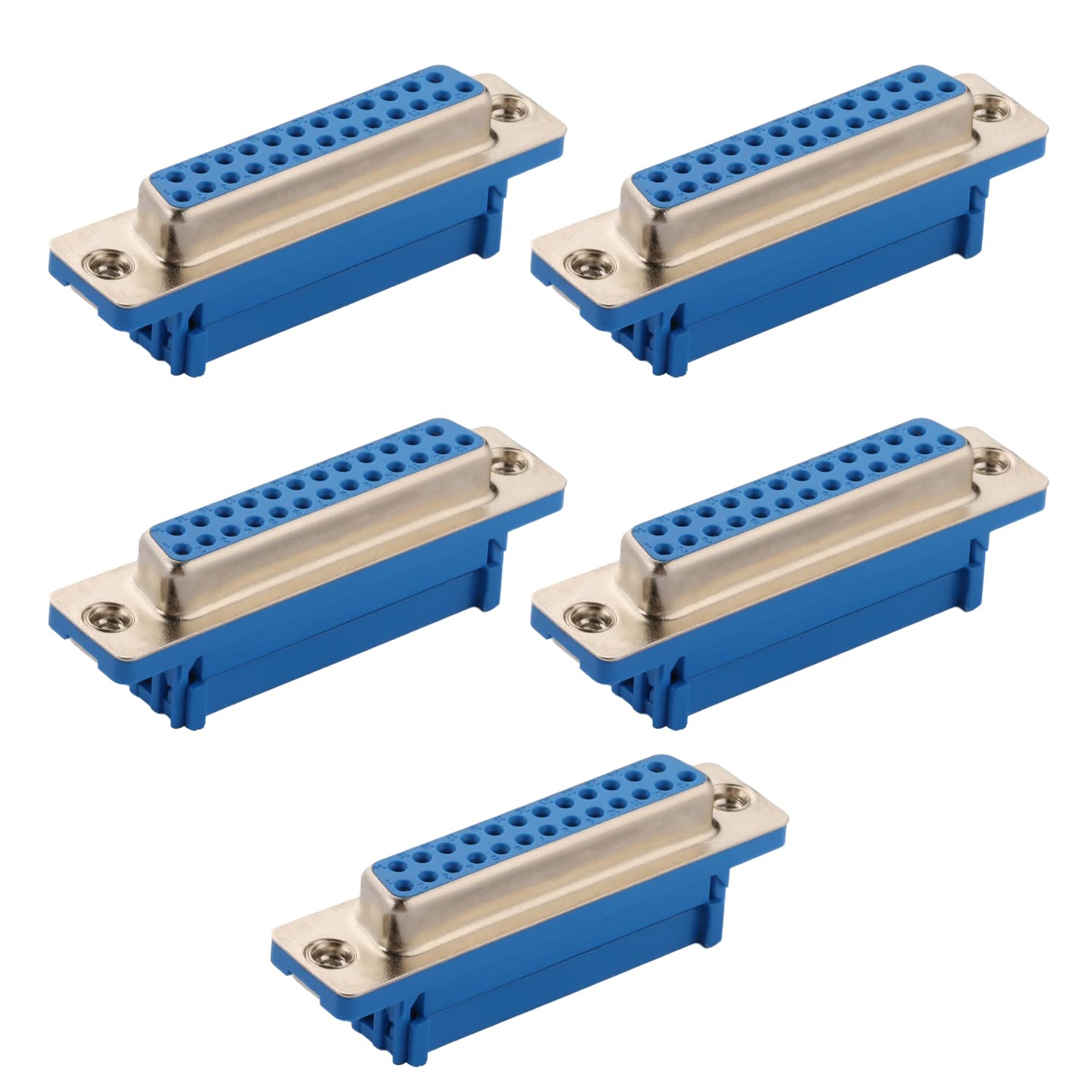 Buy Fielect IDC D-Sub Ribbon Cable Connector 25-pin 2-Row Female Socket ...