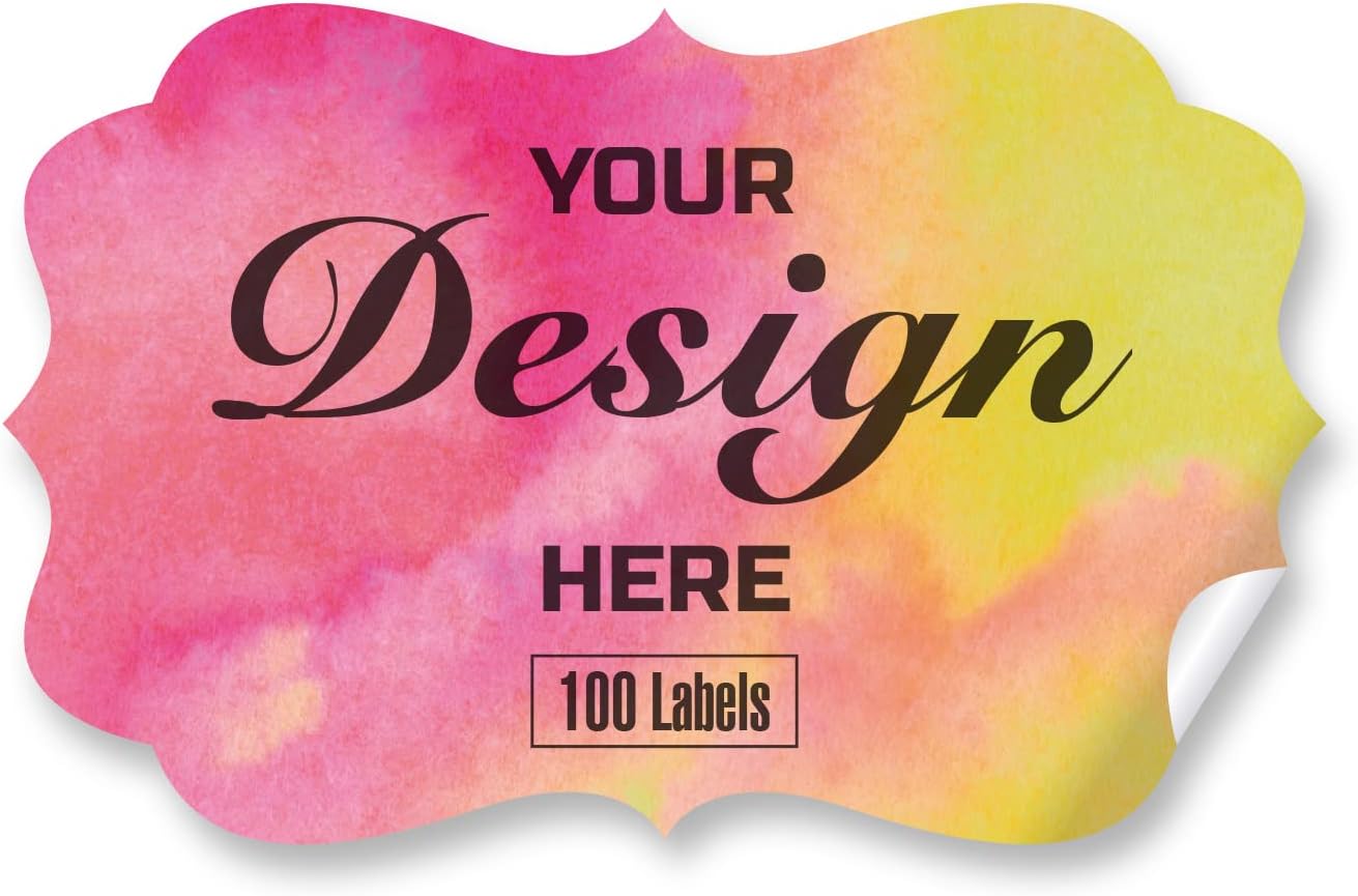Amazon.com: AWUSA Custom Stickers Personalized Labels - Customized ...