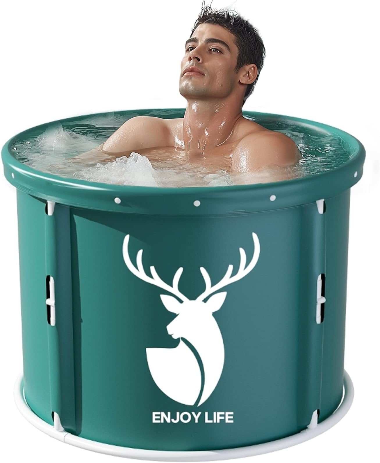 Ice Bath Tub, Adult Portable Bathtub Recovery Pod, Outdoor Cold Plunge ...