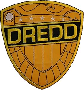 Judge Dredd Comic Patch Abzeichen bestickt 14 cm Aufnäher oder zum ...