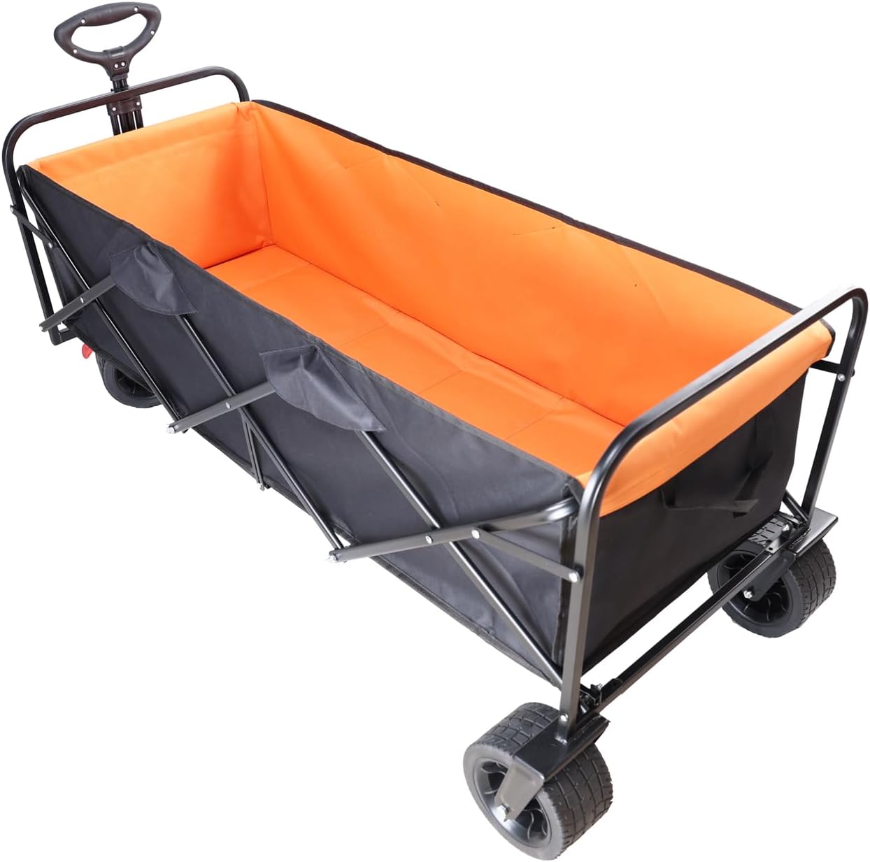 Amazon.com: Collapsible Folding Wagon Cart Extra Long Extender Wagon ...